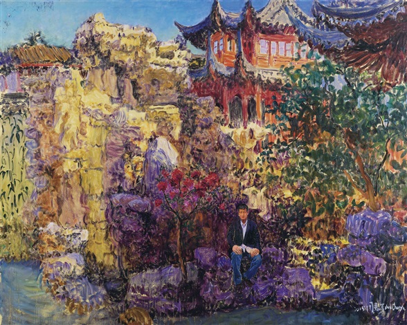 亭台楼阁 by Zhou Chunya on artnet