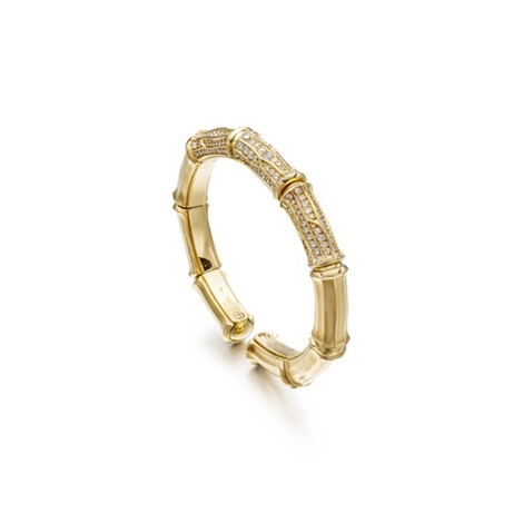 Bamboo Diamond Bangle by Cartier (Co.) on artnet