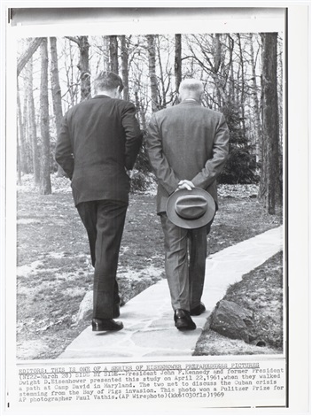 Side by Side--President John F. Kennedy and former President Dwight D ...