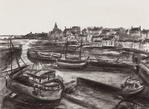 One east harbour, St. Monans by Alan Kilpatrick on artnet