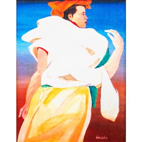 A print reproduction of Sabel by Benedicto Cabrera on artnet