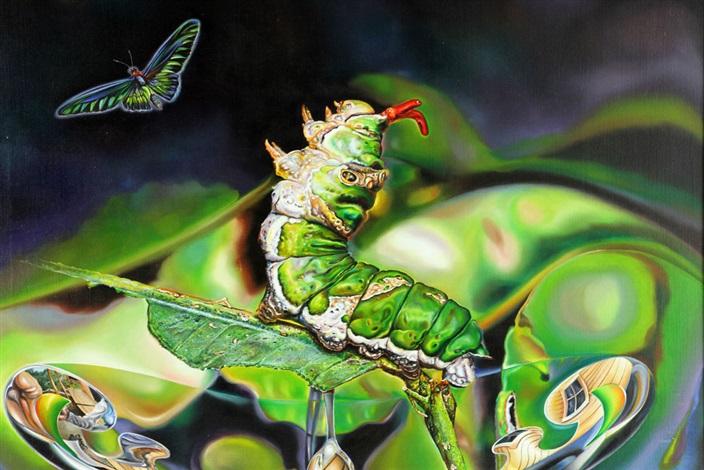 Caterpillar Soup by Dan Schilling on artnet