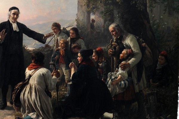 The sermon by Carl Wilhelm Hübner on artnet
