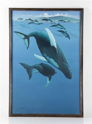 Whales by Don McMichael on artnet