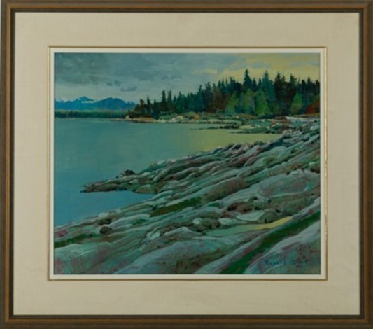 De Courcey Island by Robert Genn on artnet