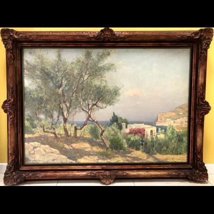 Scorcio di città sul mare by Alberto Cecconi on artnet