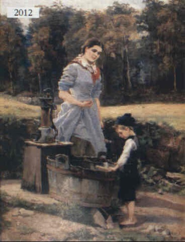 Mother with her Son by Hugo Salmson on artnet