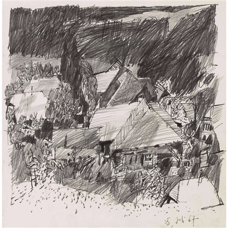 Emmentaler Häuser by Hugo Wetli on artnet