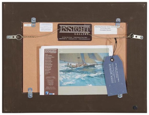 Returning Gloucester Sloop, Circa 1890 by Christopher Blossom on artnet