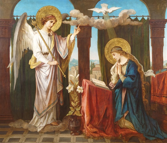 The Annunciation by Pre-Raphaelite School on artnet