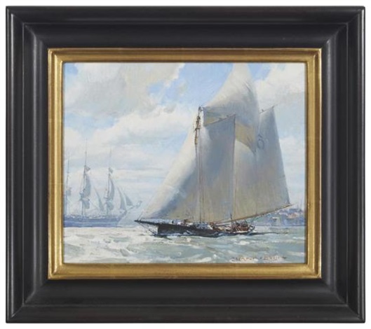 New York Pilot Boat George Steers In The East River, NY by Christopher ...