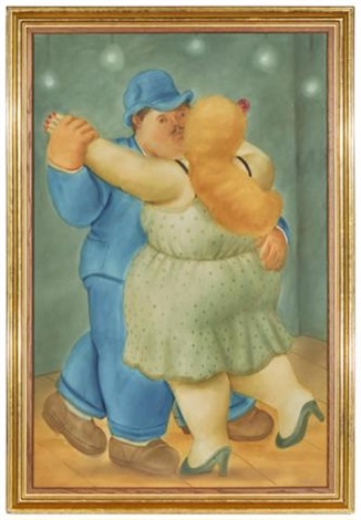 Couple Dancing by Fernando Botero on artnet