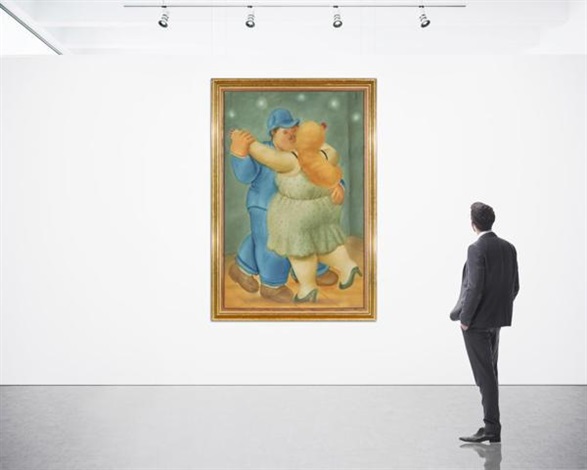 Couple Dancing by Fernando Botero on artnet
