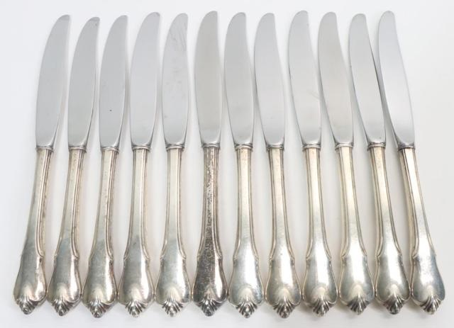 Wallace Grand Colonial Sterling Silver Flatware Service for 12 by R ...