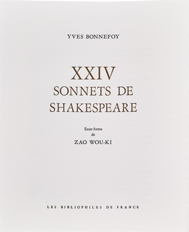 Vingt-quatre premiers sonnets de Shakespeare dans le traduction de Yves ...