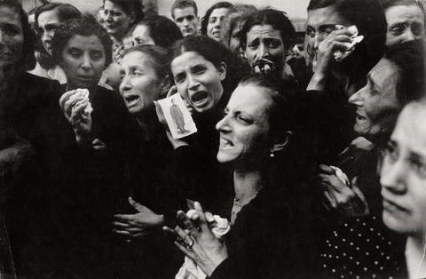 Italy, Naples, October 2, 1943. Women Crying at Funeral of Twenty ...