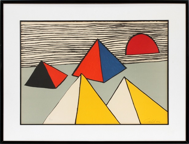 PYRAMIDS AT DAWN by Alexander Calder on artnet