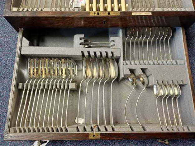A George V Silver Table-Service by Frank Cobb and Co Ltd., Sheffield ...