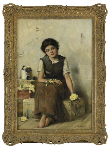 Blomsterflicka by Percy Robert Craft on artnet