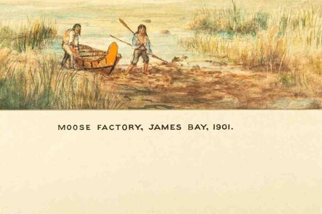 Moose Factory, James Bay, 1901 by William Armstrong on artnet