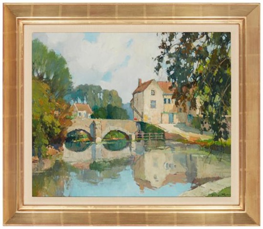 La Haute Seine by Georges Charles Robin on artnet