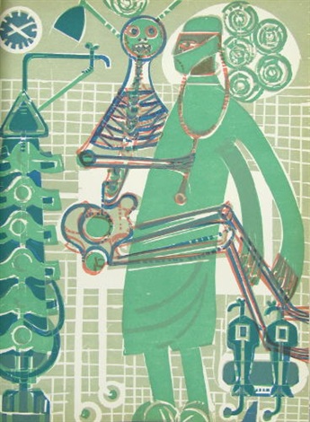 Totentanz von Basel portfolio of 40 wtext by HAP Grieshaber on artnet