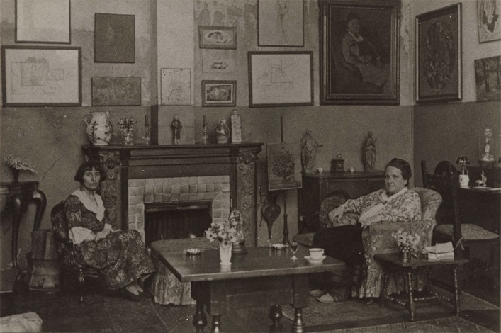 Gertrude Stein and Alice B. Toklas, Salon Rue de Fleurus no. 27, Paris ...