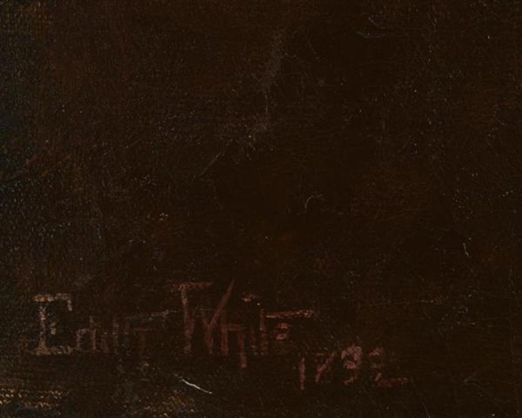 Still Life With Roses And Ground Elder, 1899 by Edith White on artnet