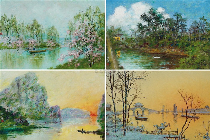 SpringSummerAutumnWinter 4 pieces by Yan Wenliang on artnet
