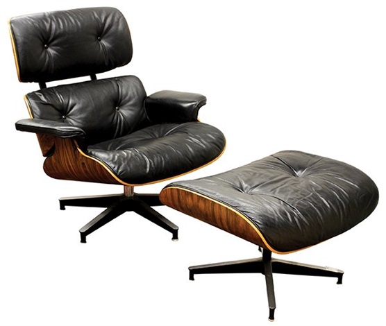 Lounge chair and ottomon 2 works by Charles and Ray Eames on artnet