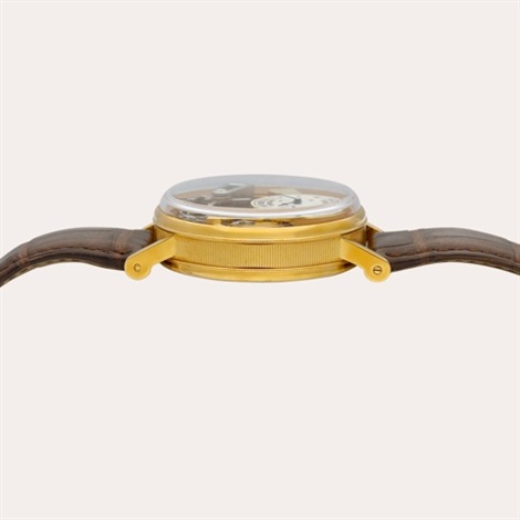 Breguet, La Tradition, Reference 7047 A yellow gold semi-skeletonised ...