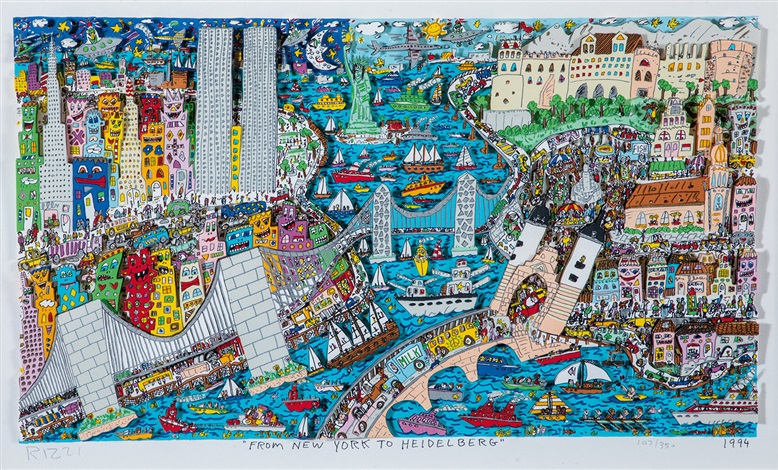 From New York to Heidelberg by James Rizzi on artnet
