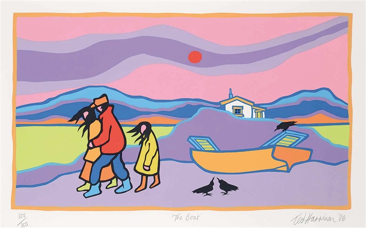 The Boat by Ted Harrison on artnet