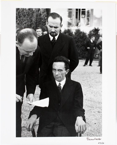 JOSEPH GOEBBELS GLARES AT THE CAMERA, GENEVA by Alfred Eisenstaedt on ...