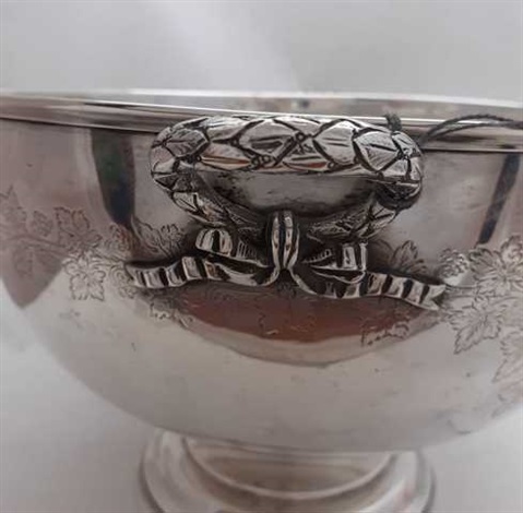 A George V Silver Punch-Bowl by John Satchwell and Co. Ltd., Birmingham ...