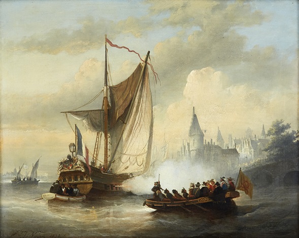 The Dutch are defeating Antwerp by Wijnand Jan Joseph Nuyen on artnet