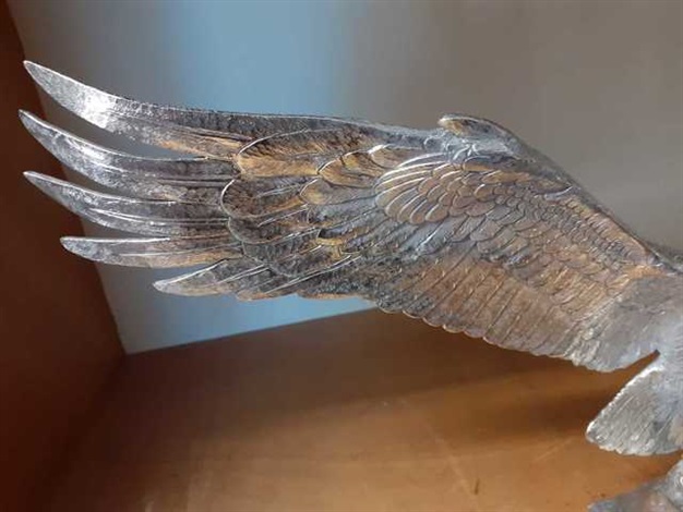 An Elizabeth II Silver Model of an Eagle by Edward Barnard and Sons Ltd ...