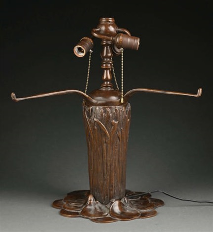 TIFFANY STUDIOS REPRODUCTION OF CATTAIL BASE by Tiffany Studios on artnet