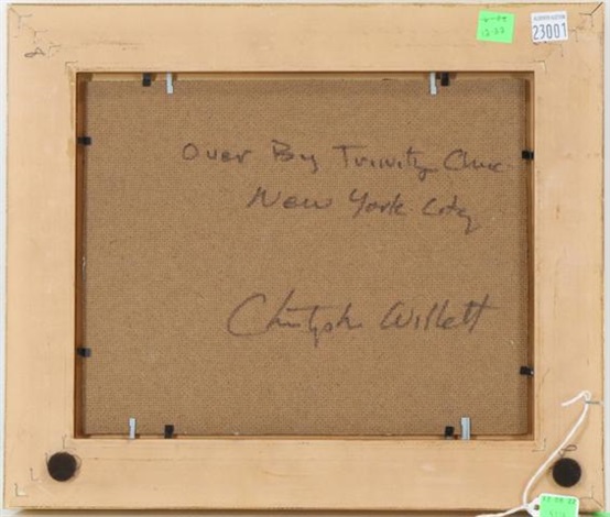 Over by Trinity Church, New York City by Christopher Willett on artnet