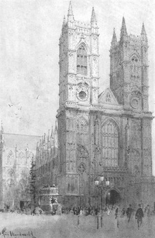 West front, Westminster Abbey by J. Tim MacDonald on artnet