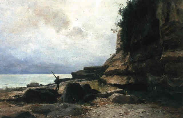 BEI ST-AUBIN AM NEUENBURGERSEE by Gustave Eugène Castan on artnet