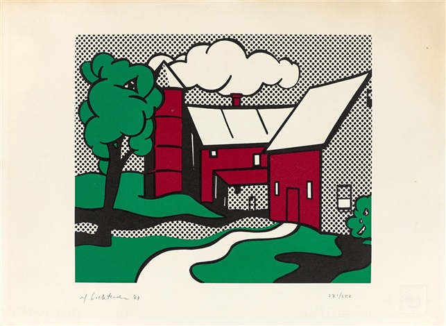 Red Barn by Roy Lichtenstein on artnet