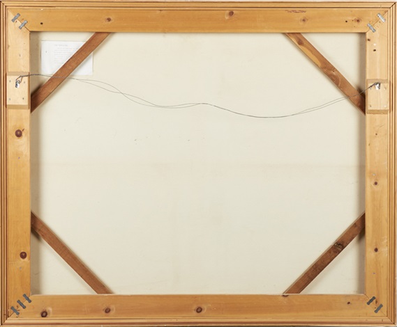 Surrealist painting with tiger and fishermen by Dan Schilling on artnet