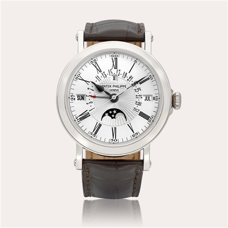 Patek Philippe, Reference 5159 A white gold perpetual calendar ...