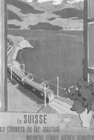 En Suisse, les chemin de fer montent jusquen pleine nature alpestre by ...