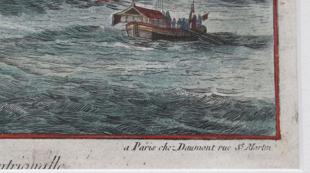 Vue perspective de la Ville de St. Francois de campeche dans lAmerique ...