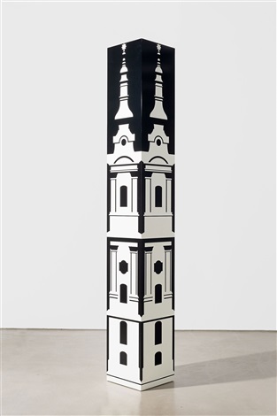 Baroque tower 3A by Julian Opie on artnet