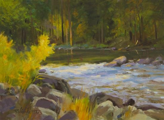 Mountain stream by Ray Vinella on artnet