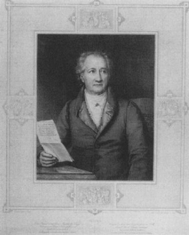 Porträt Johann Wolfgang von Goethe by Joseph Karl Stieler on artnet