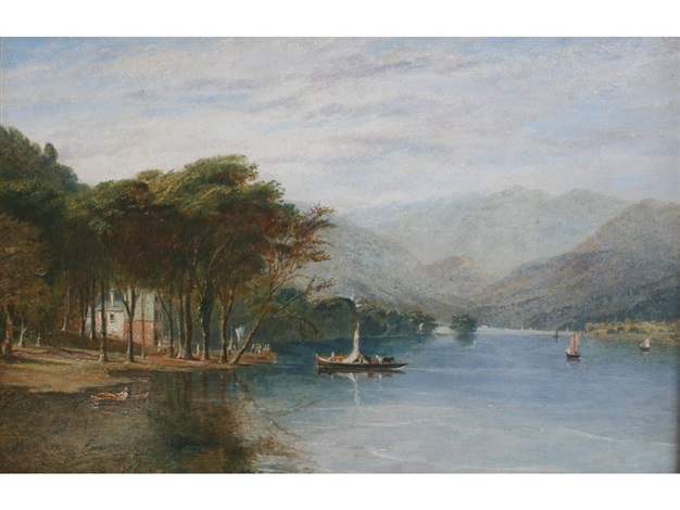 The ferry, Windermere by William Linton on artnet